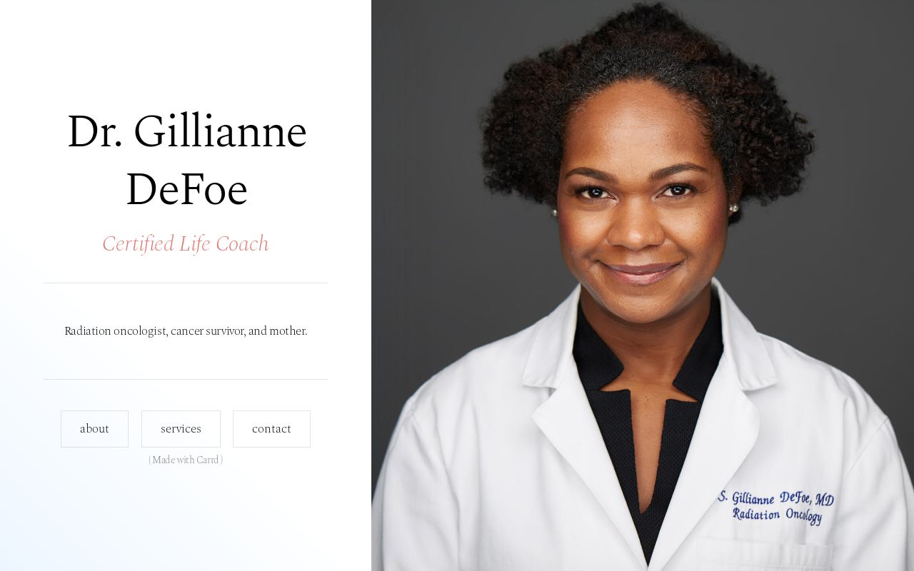 Dr. Gillianne DeFoe